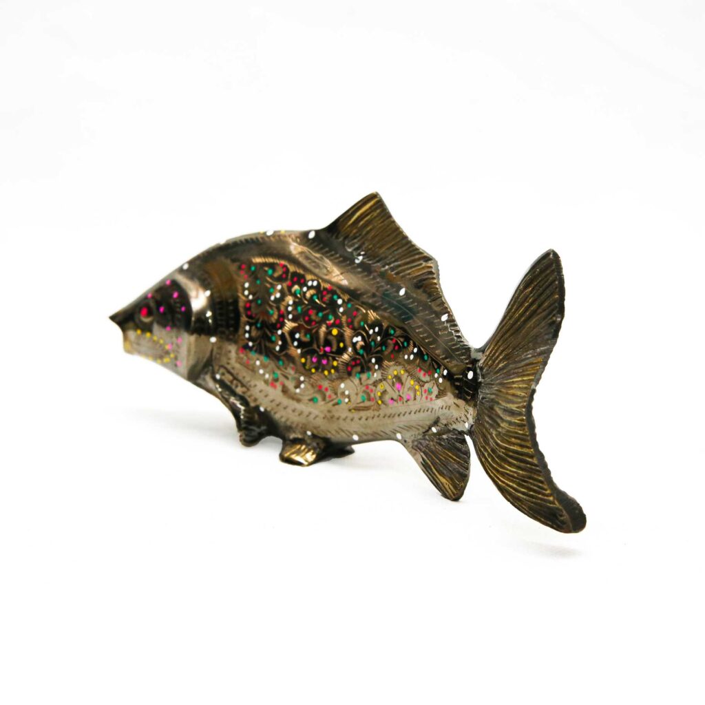 Handmade Brass Fish (20cm) - Treasure Bazaar