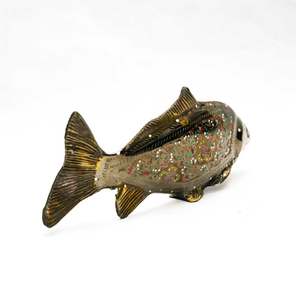 Handmade Brass Fish (20cm) - Treasure Bazaar